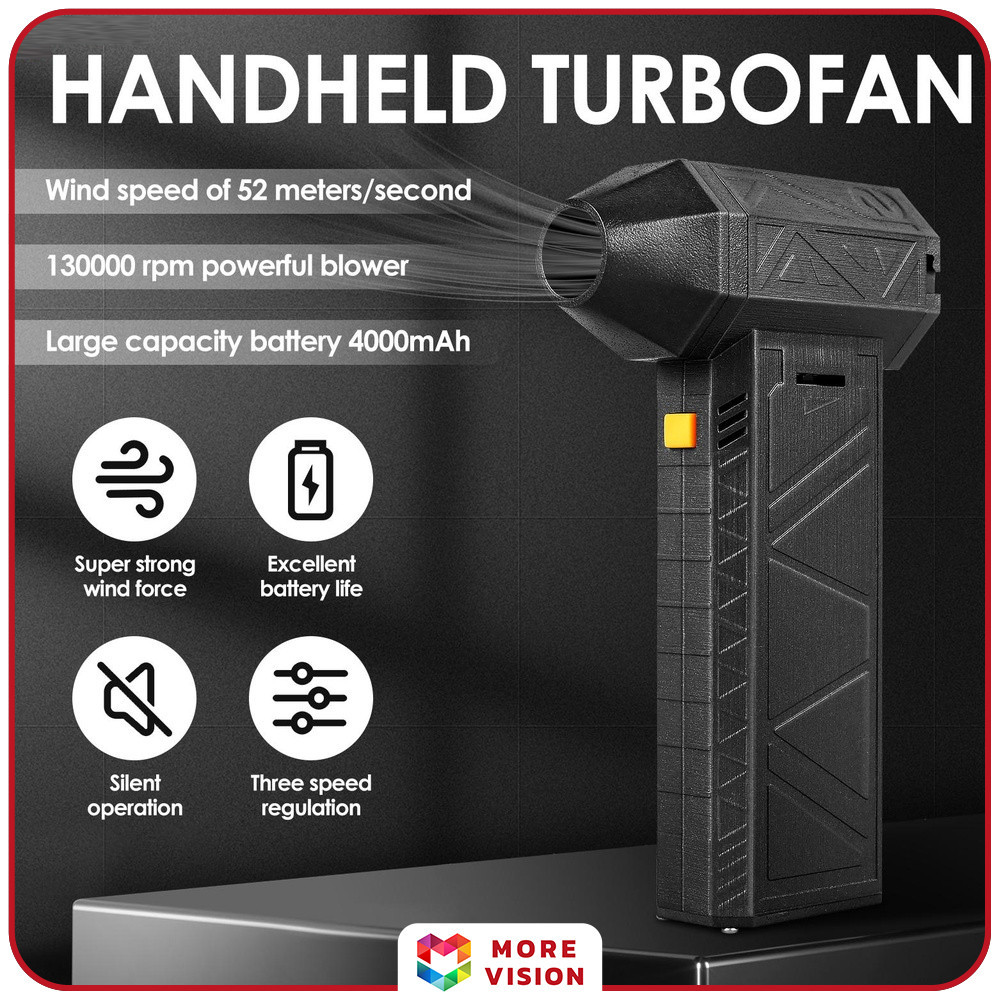 Portable Turbo Jet Fan Air Blower 130000RPM Brushless Motor Compressed ...