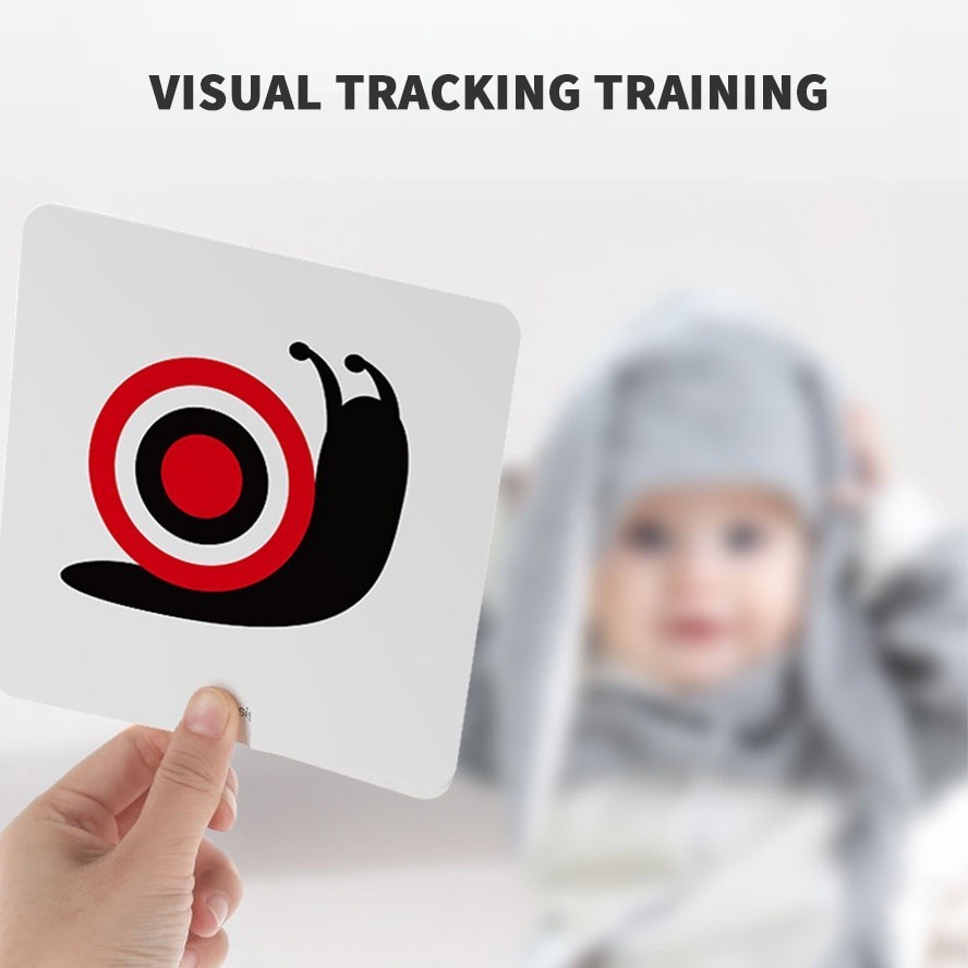 Baby flashard Sensory visual stimulation training cards Early learning ...