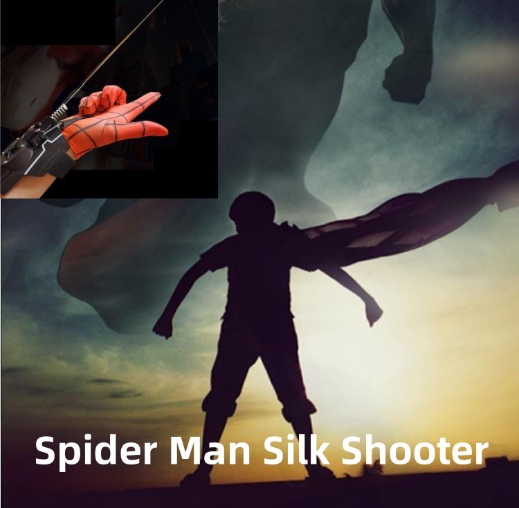 Spider Man Launcher Black Technology Automatic Cable Charging Genuine ...