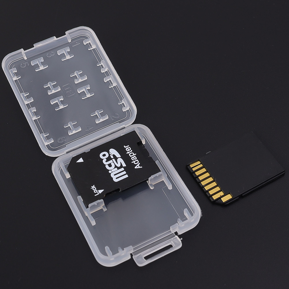 Creative 8 in 1 Big Capacity PP Transparent SIM Card Storage Box Phone ...
