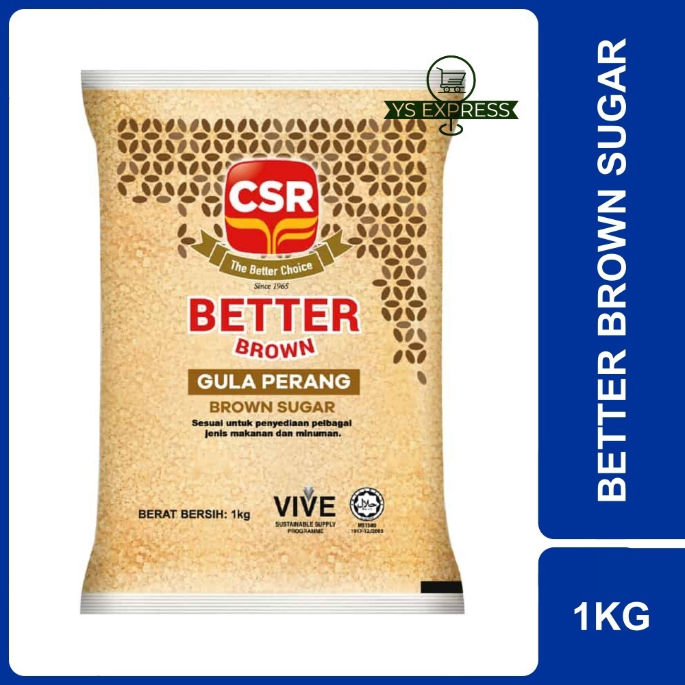 CSR Better Brown Sugar 1KG - Gula Perang | Shopee Malaysia
