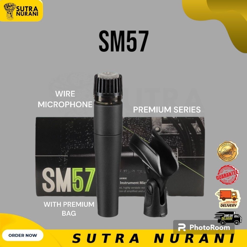 MIKROFON SHURE SM57-LC BERWAYAR – UNTUK SUARA PROFESIONAL | Shopee Malaysia
