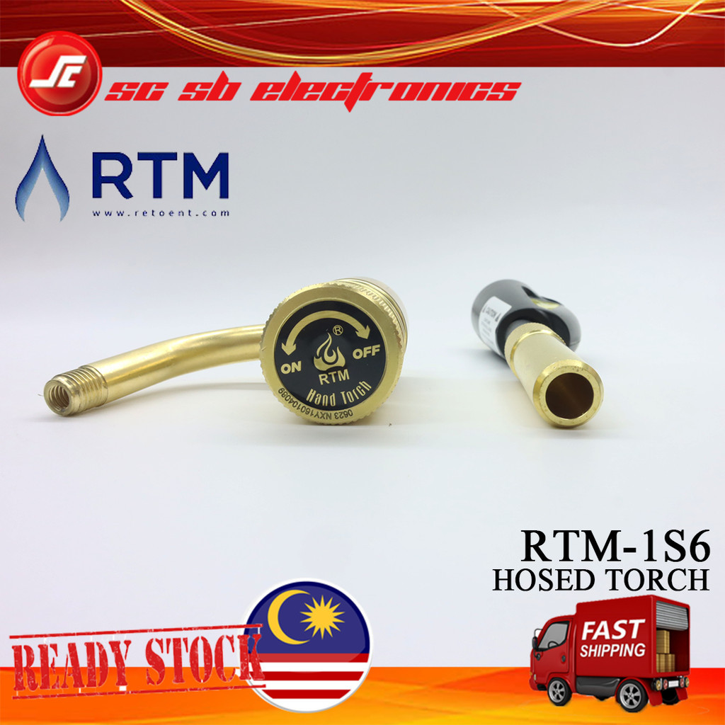 RTM WELDING TORCH SELF-LIGHTING HAND TORCH MAPP GAS BURN RTM-1S6 ...