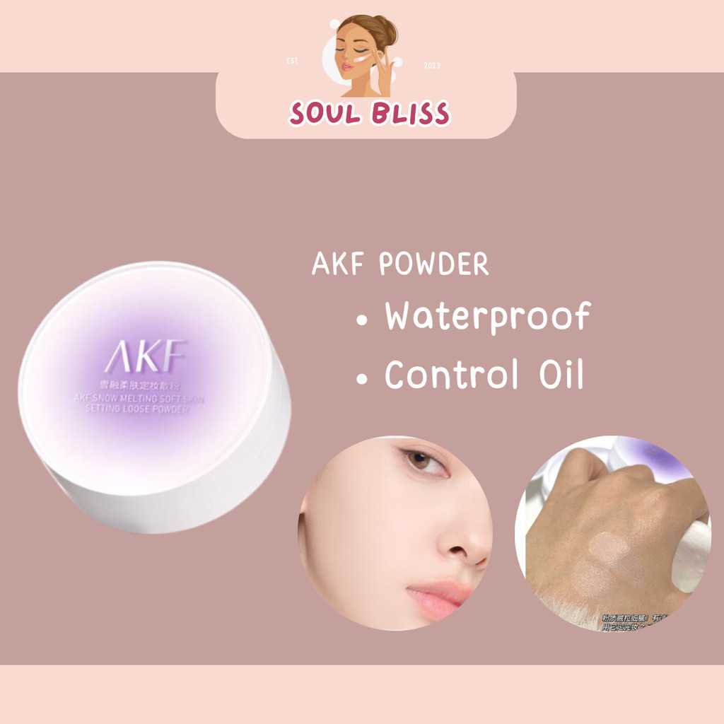 『READY STOCK-KL MSIA』AKF SNOW MELTING SOFT SKIN PETTING LOOSE POWDER ...