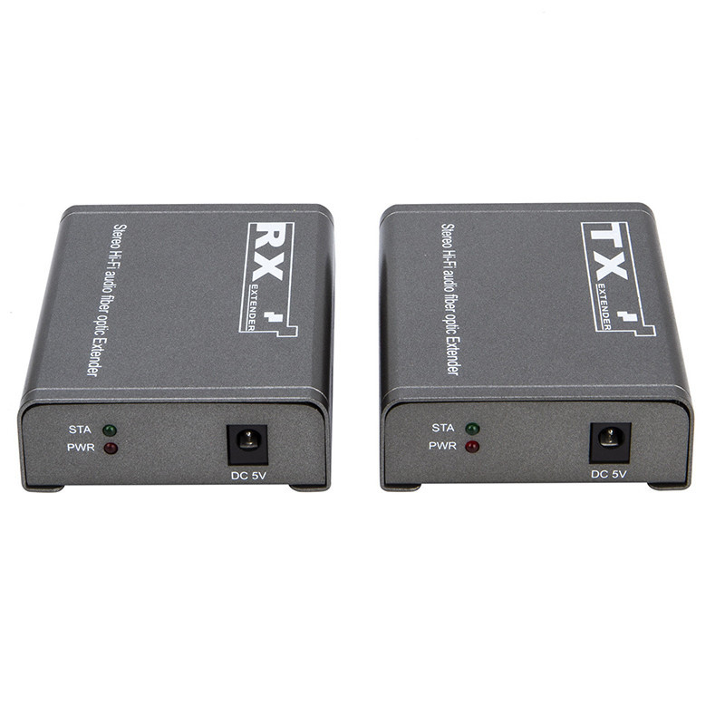 20Km RCA Extender Over Optic Fiber RCA Audio Transmitter and Receiver ...