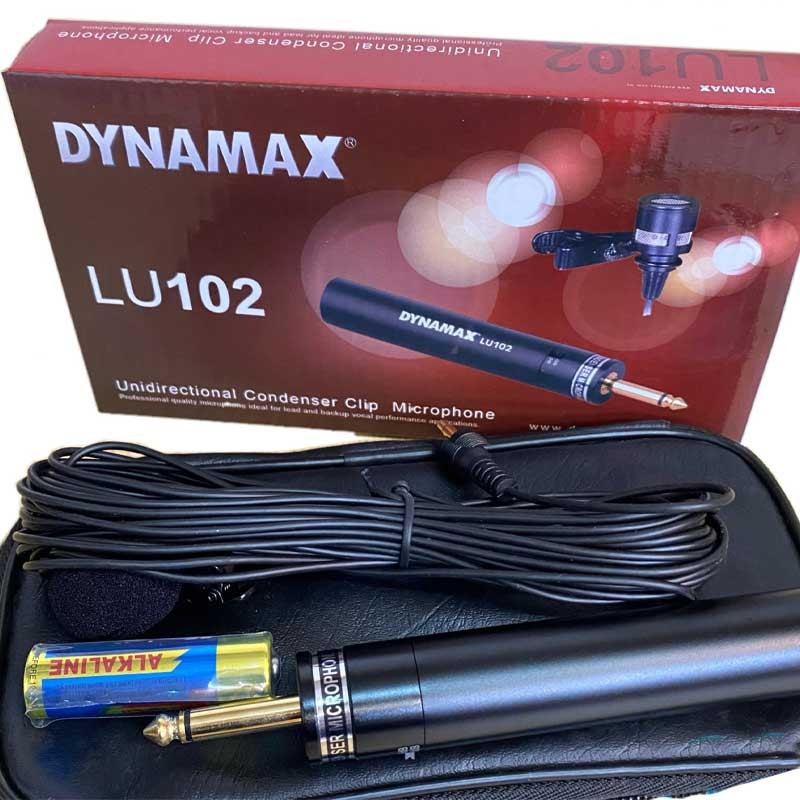 DYNAMAX LU102 Unidirectional Condenser Clip Microphone Professional ...