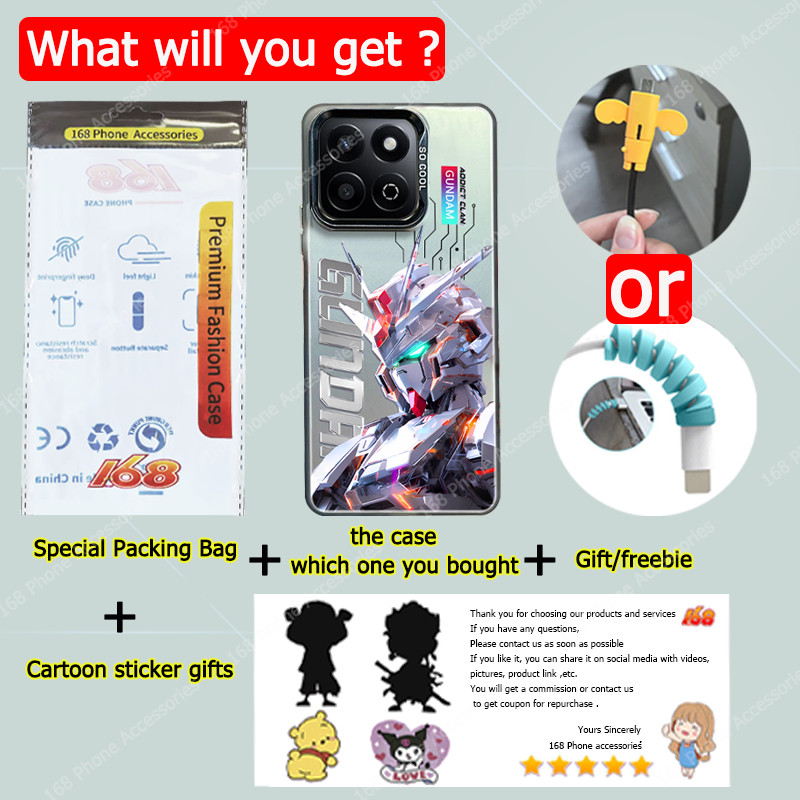 Honor 200 Smart Casing Honor 400 Lite X7C X8B X8C Casing Anime Gundam ...