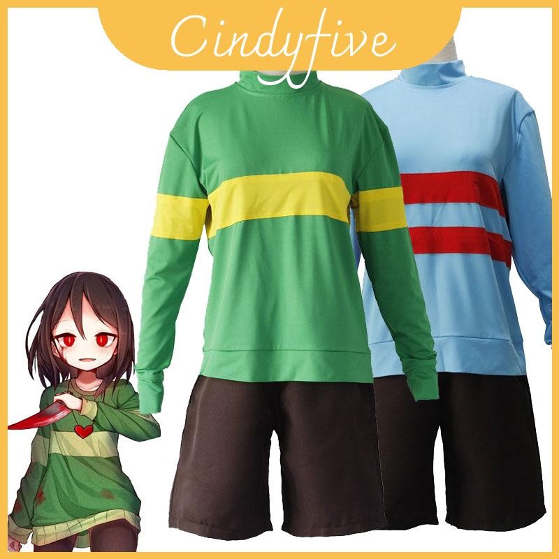 Frisk Authentic Undertale Chara Costume Outfit For Fans Of All Ages ...
