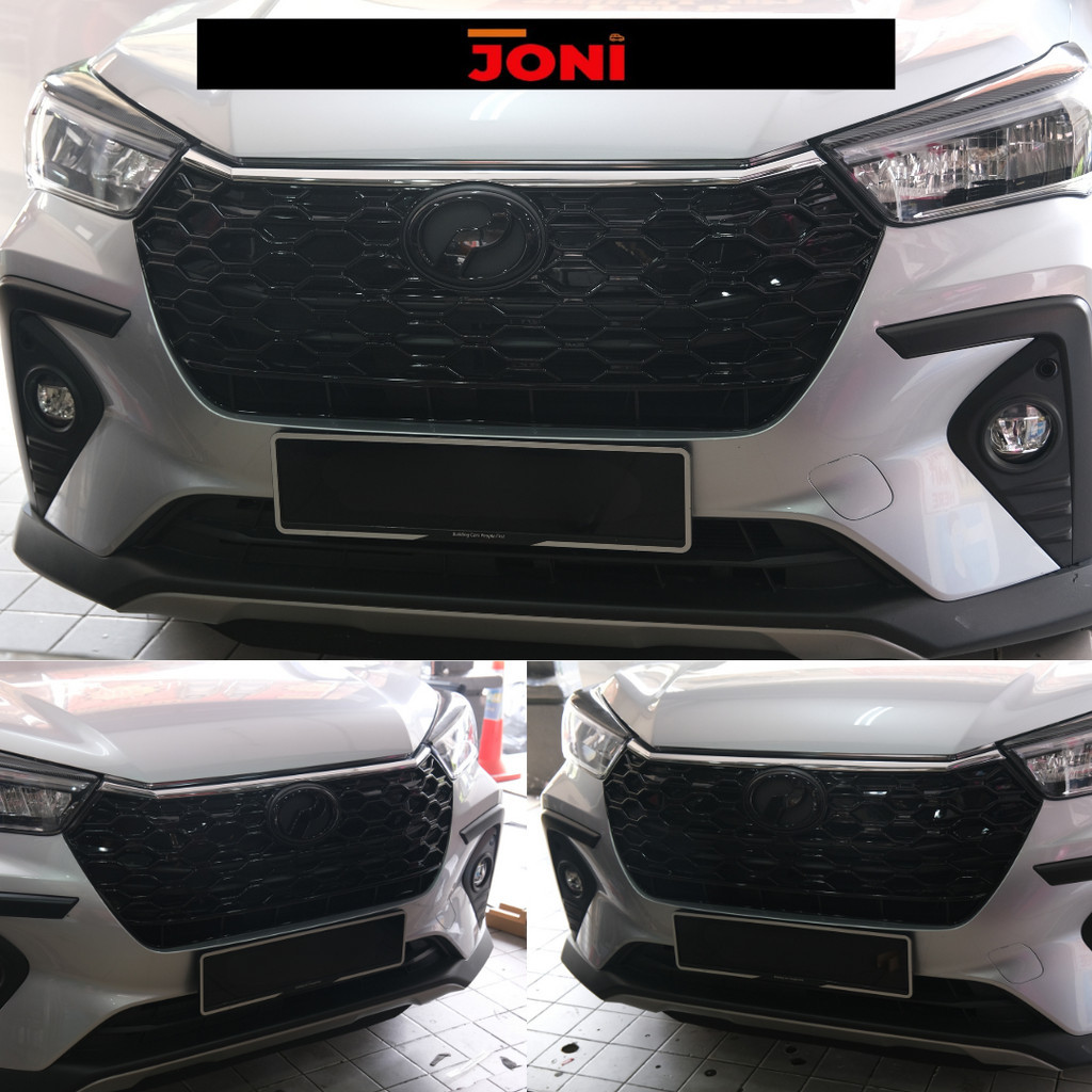 Perodua Ativa Front Grille Glossy Black Honey Comb design | Shopee Malaysia
