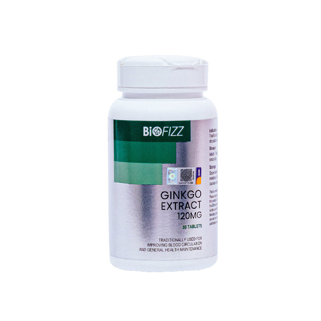 BioFizz Ginkgo Extract (120mg x 60's) | Shopee Malaysia