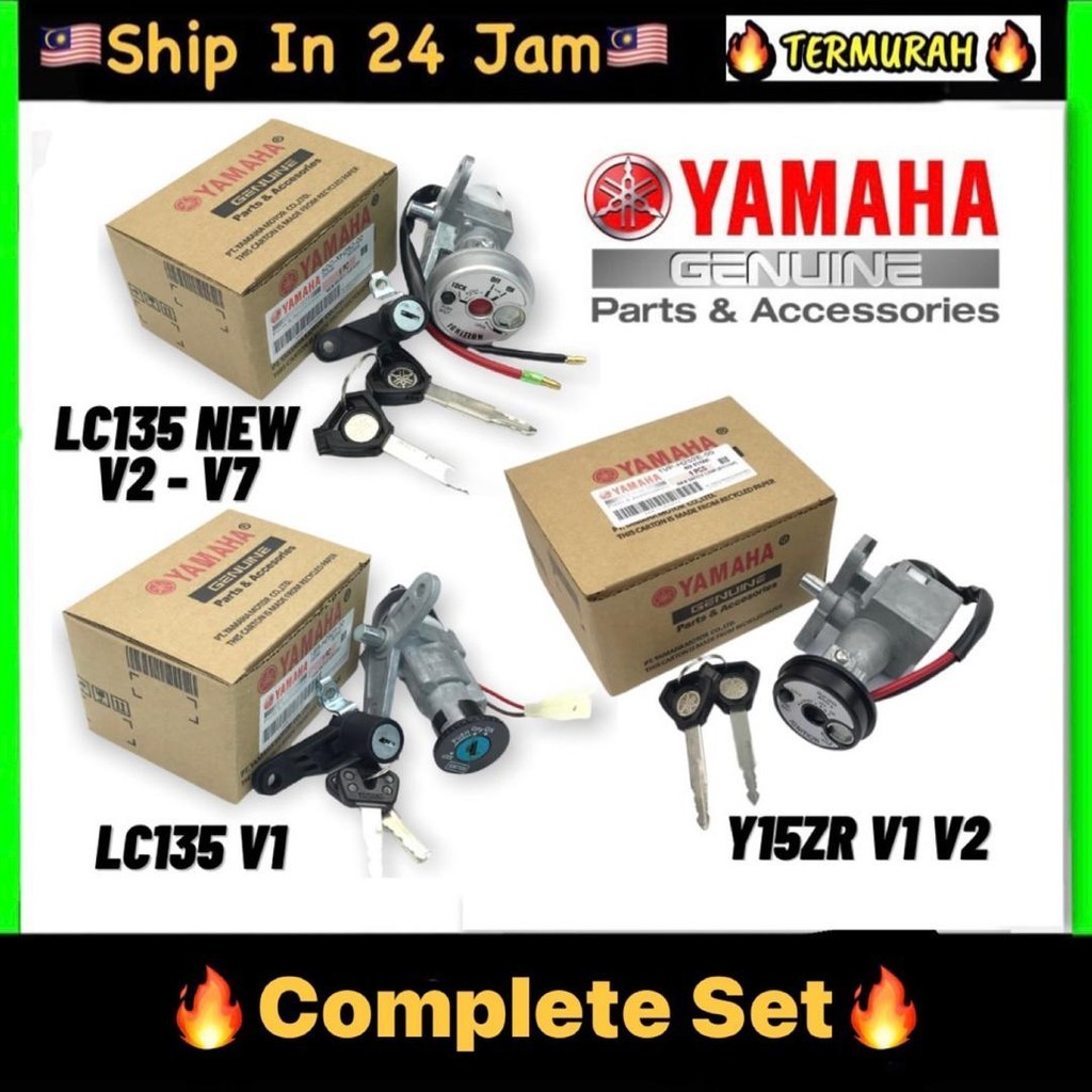 EX5 DREAM / LC135 / Y15 Main Switch Set KUNCI SUIS KEY LC135 V1 V2 V3 ...
