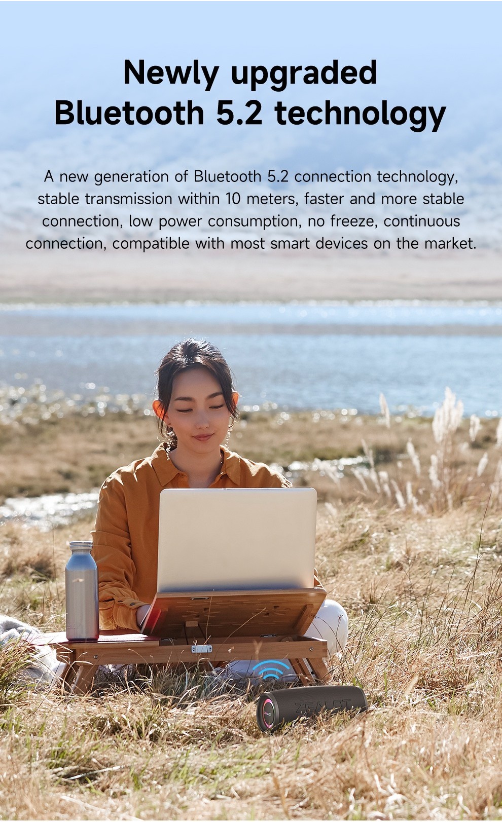 [Malaysia In Stock]ZEALOT S56 Bluetooth Speaker 40W Output Power ...