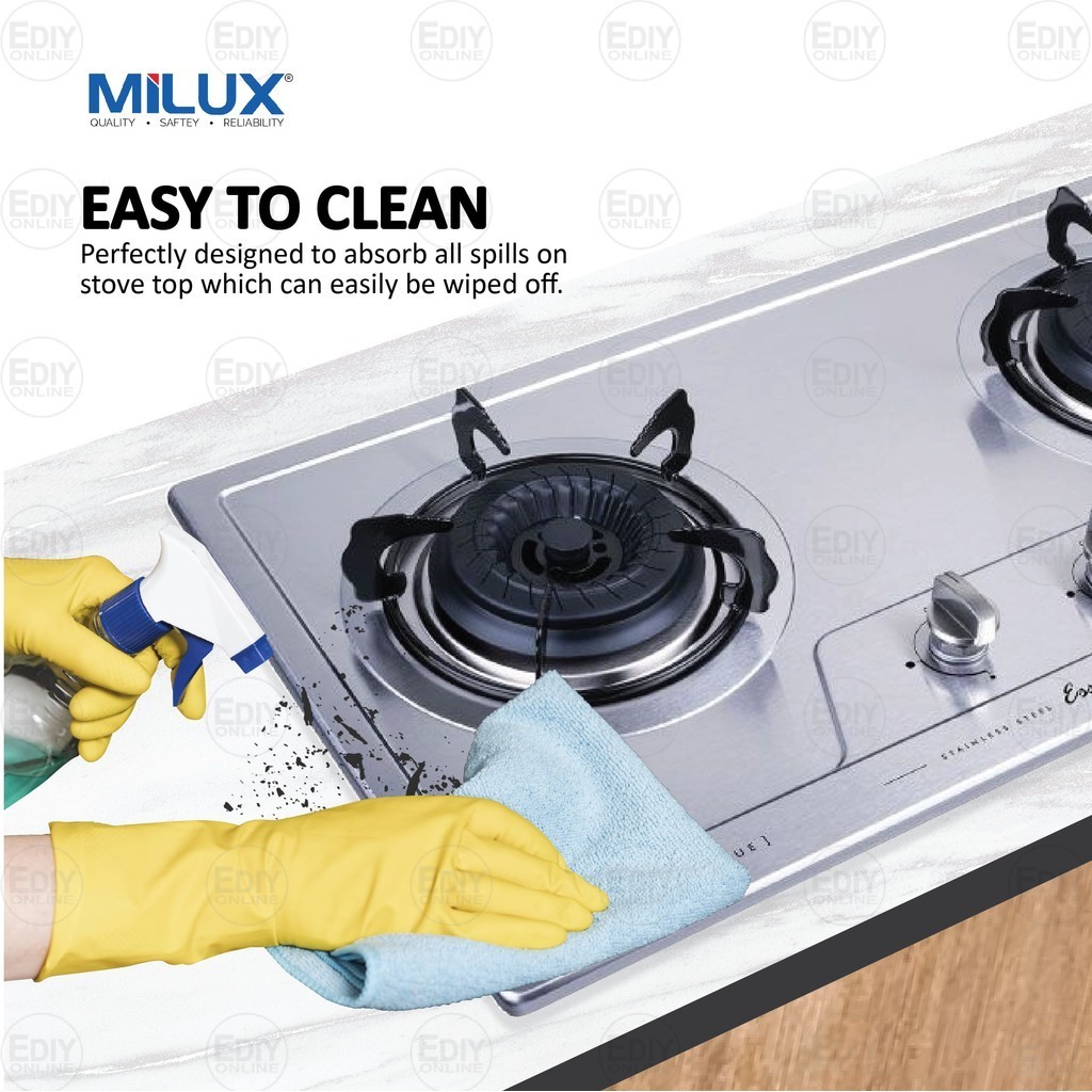 【NEW】 Milux MGH-S634M STAINLESS STEEL SURFACE COOKER HOB STOVE DAPUR ...