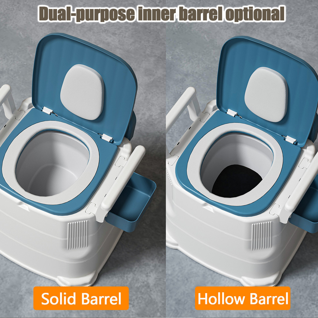 Portable Toilet Bowl Elderly Pregnant Women Adult Indoor Room Commode ...