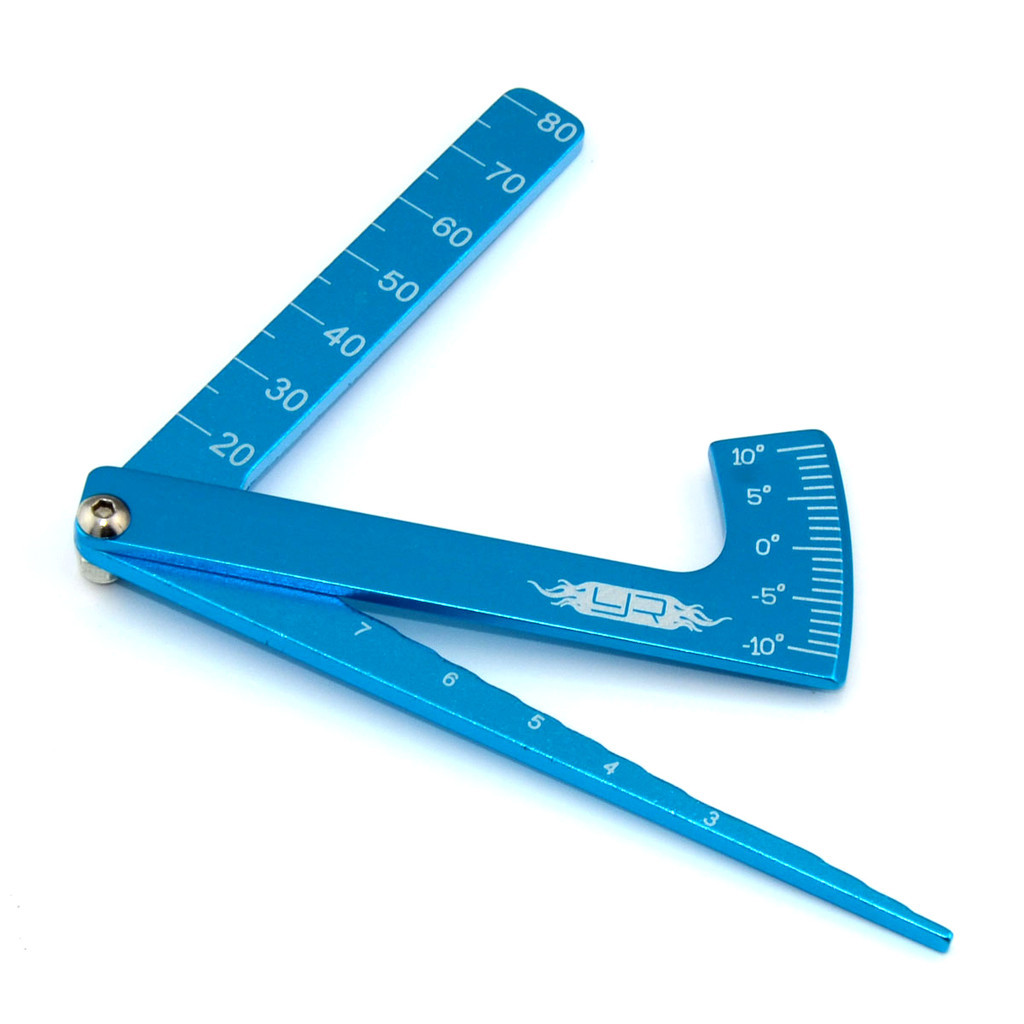 3 in 1 Camber Gauge Ride Height Gauge Tool Scale Adjustable Ruler For ...