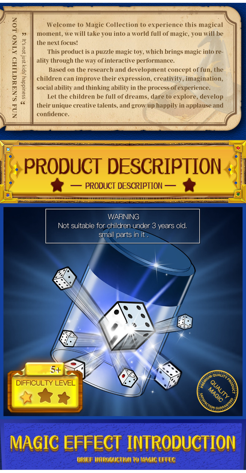 Disney Magic Dice Explosion Magic props | Shopee Malaysia