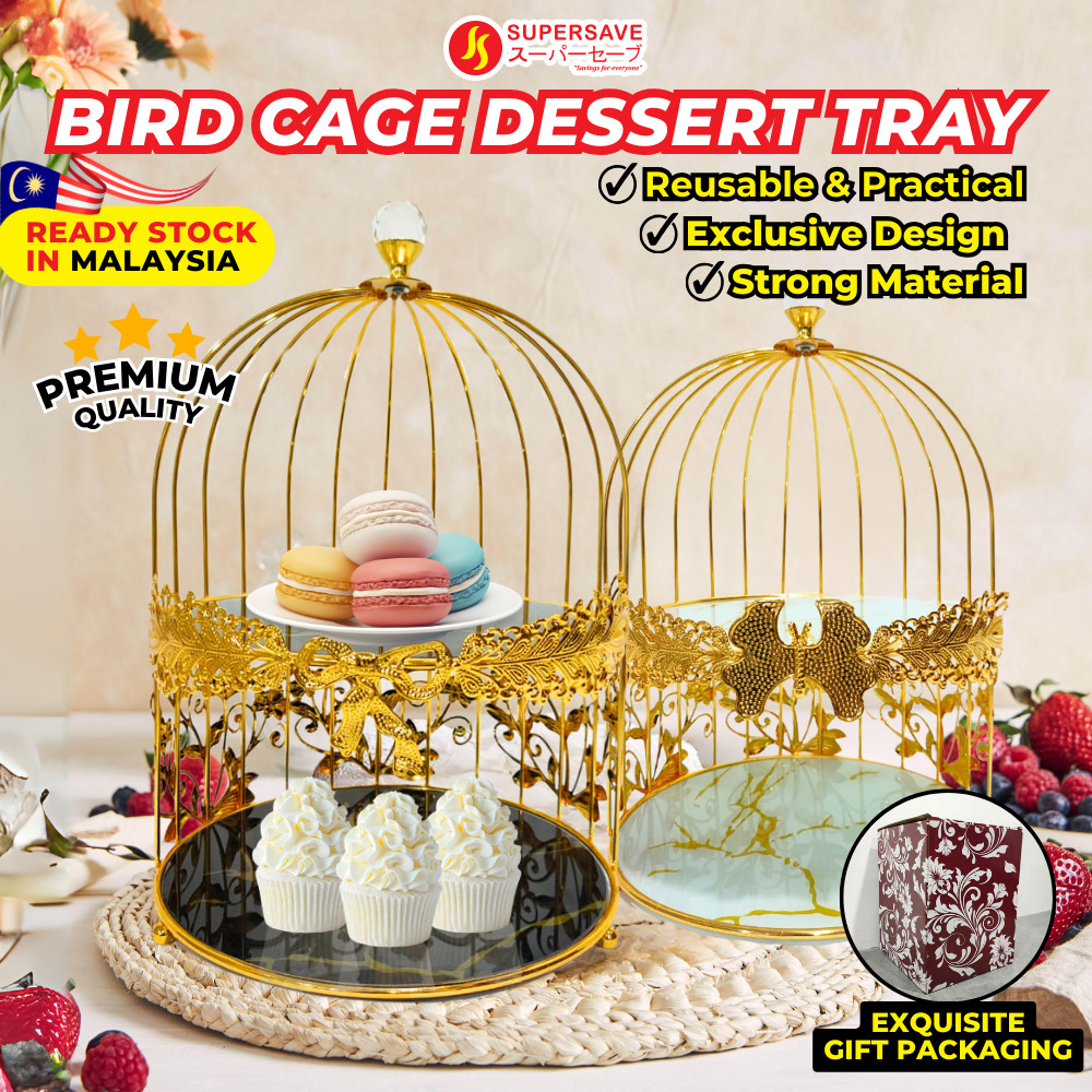 SUPERSAVE 3 Tier Cake Stand Dessert Table Decoration Set Raya 2025 Tray ...