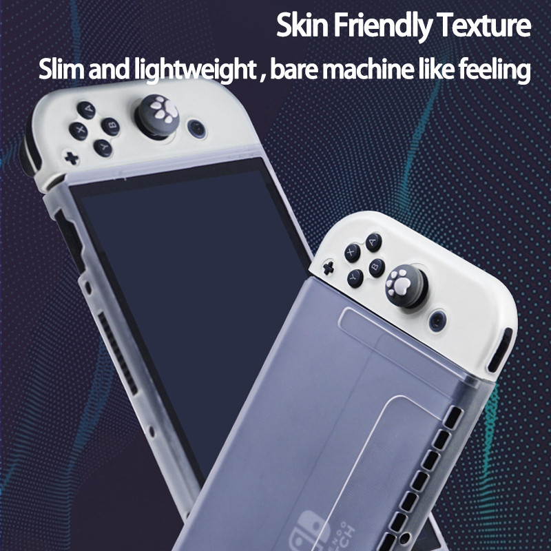 TPU Soft Case Joycon Protective Shell Cover For Nintendo Switch OLED ...