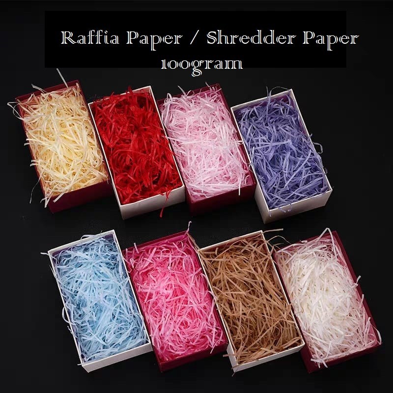 100gram Shredded Paper Gift Cebis Kertas Hiasan Hantaran Kenduri Lafite ...