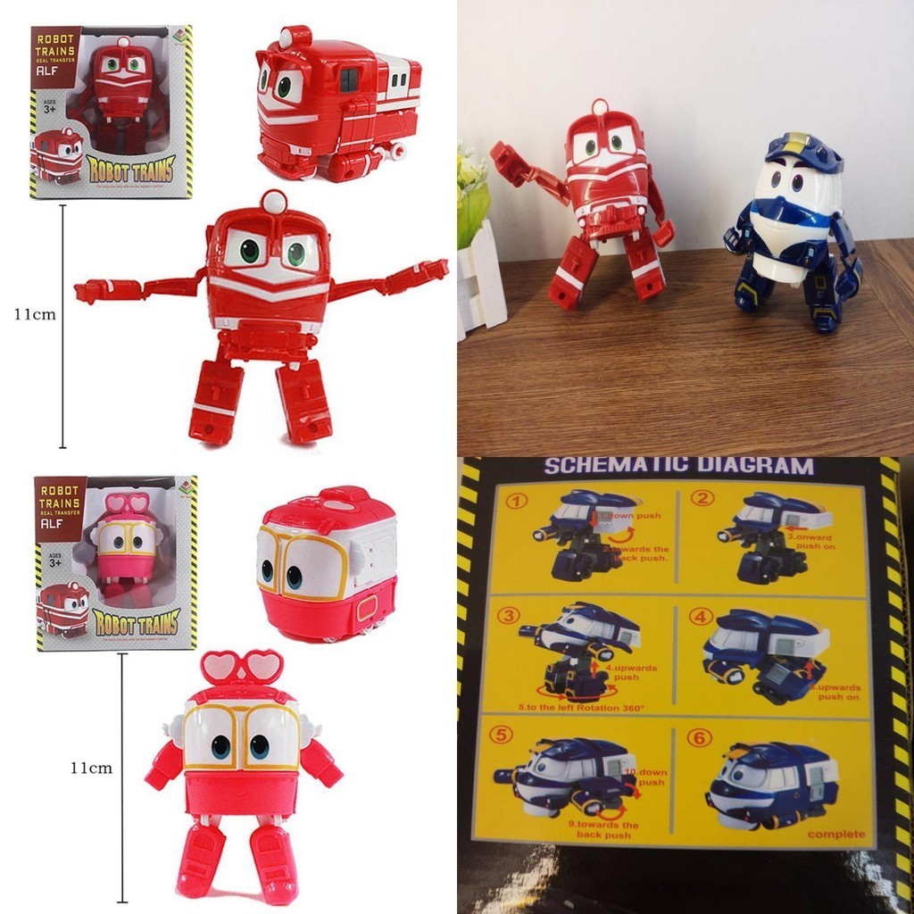 13cm Trains Robot Collectible Figures Exciting Playtime For Kids 4-6 ...