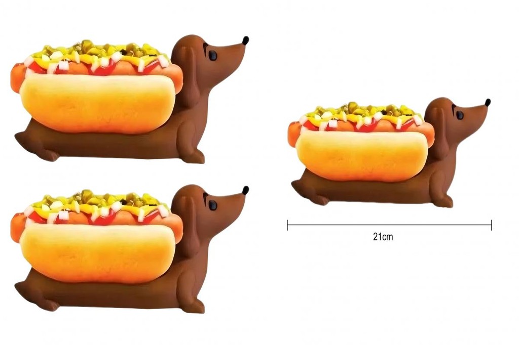 [CS] Novelty Food Tray Decorative Hot Dog Tray Dachshund Shaped Hot Dog ...