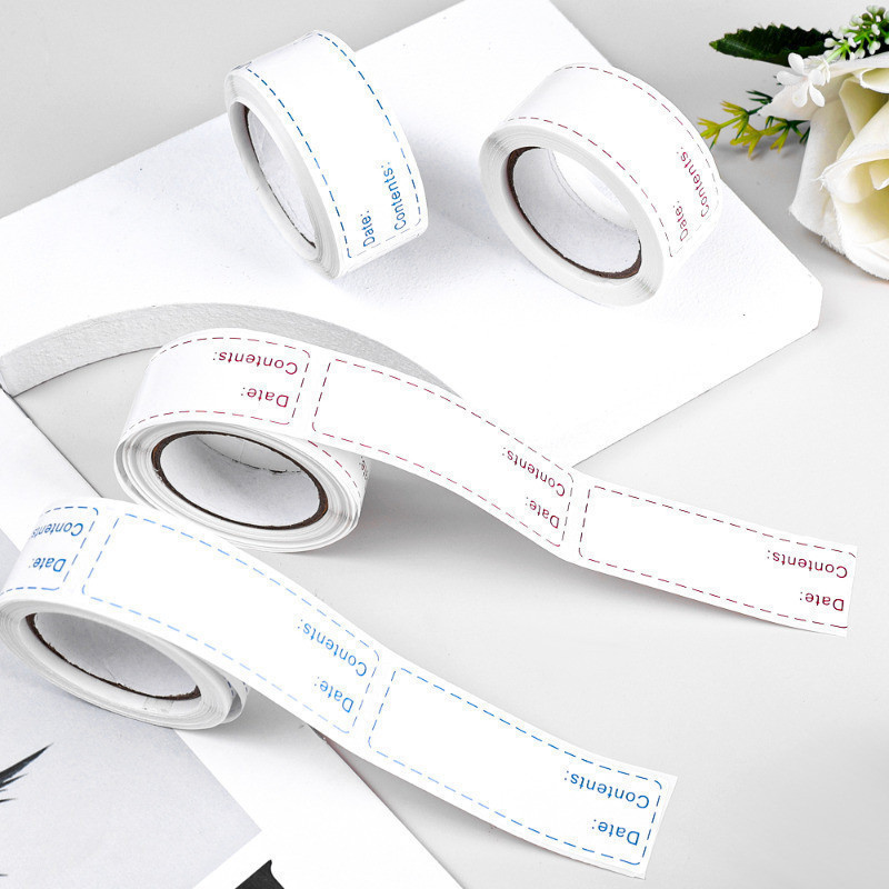 Colorful Label Stickers - Self-Adhesive Blank Name Gift Labels - for ...