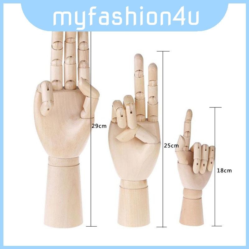 Wooden Artistic Right Left Hand Model For Sketching Drawing With ...