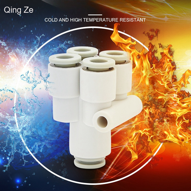 Pneumatic Trachea Joint Five-Way Variable Diameter Joint One-In Four ...