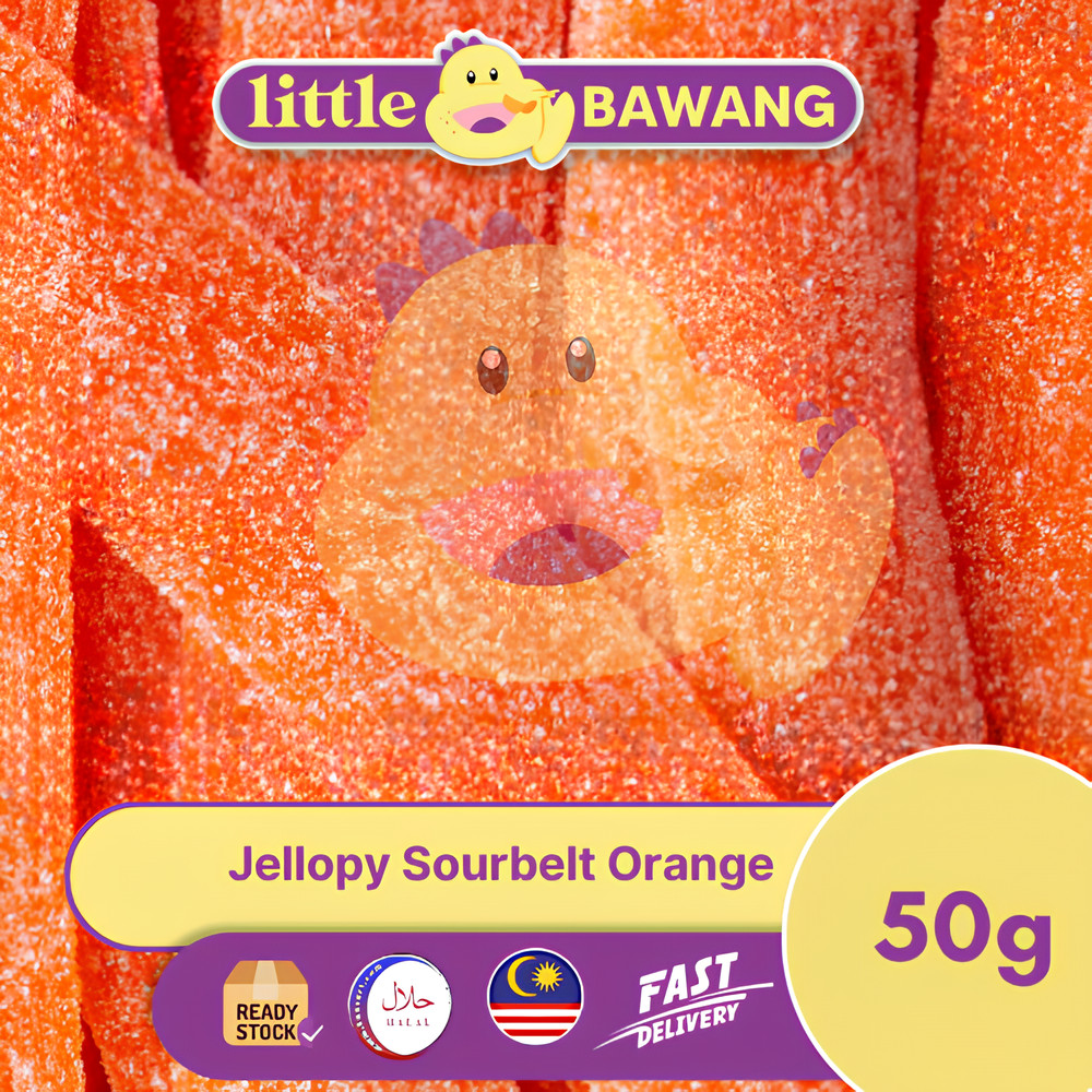 3 For RM10 Halal Bebeto Jellopy Sour Belt Assorted Flavor 50g|Mix Jelly ...