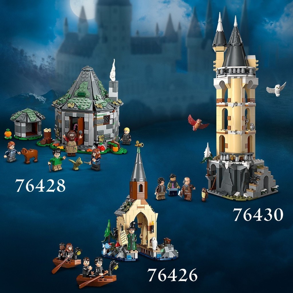 LEGO 76430 Harry Potter Hogwarts Castle Owlery Building Toy Set (364 ...