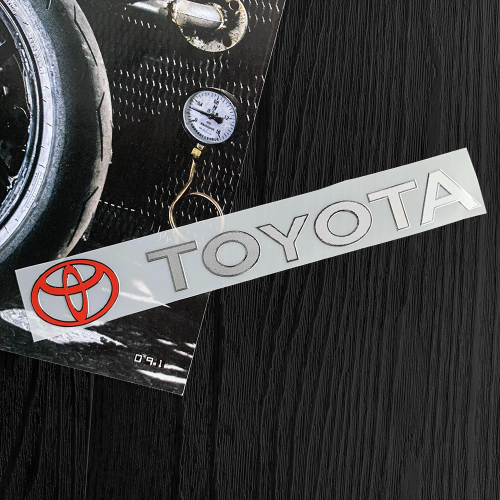 1 Pair Toyota GR GRZOO Car Stickers Triangle Windows Side Window Body ...