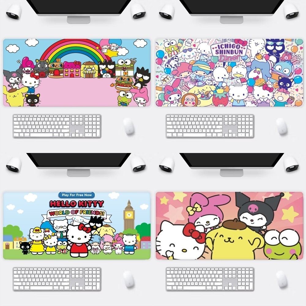 Sanrio Family My Melody Mousepad Office Large Small Mouse PC Computer ...