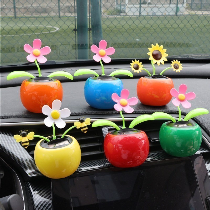 [Marvelous] Auto Office Solar Powered Sunflower Dancing Flower ...