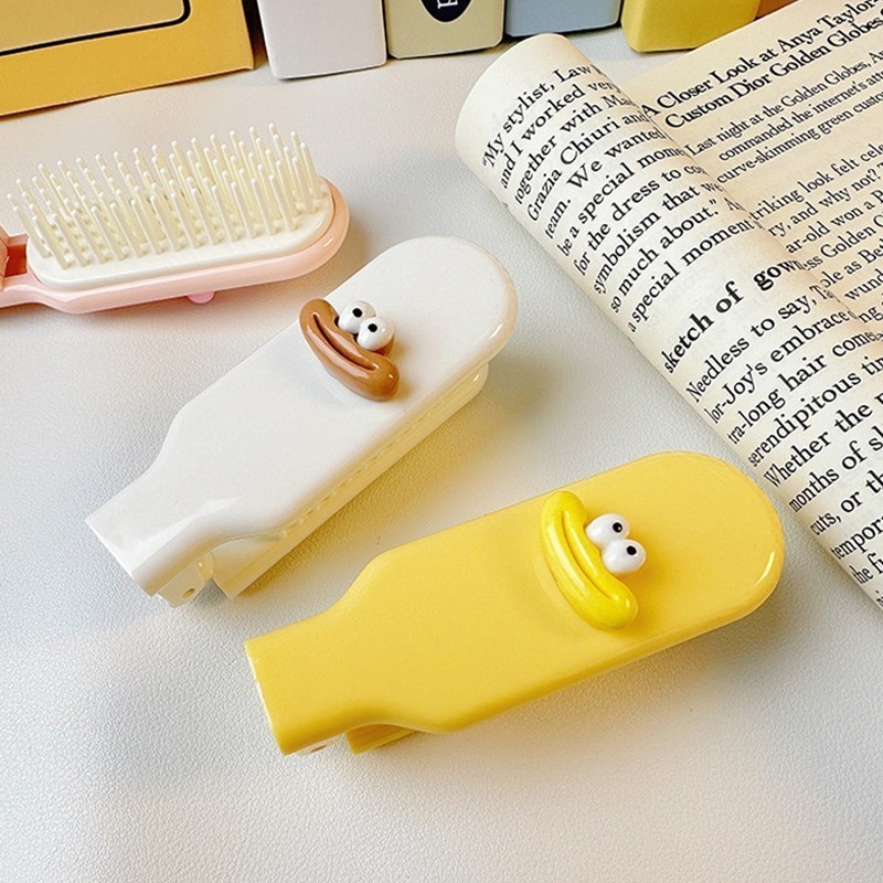Cartoon Loopy Folding Comb Simple Portable Combs Cute Candy Color Combs ...