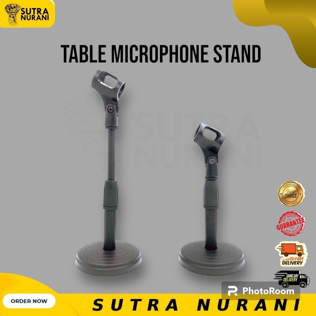 PROFESSIONAL TABLE MICROPHONE STAND | Shopee Malaysia