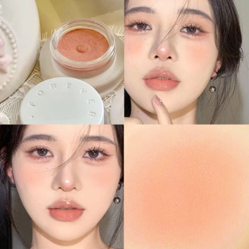 FOREVERKEY Blush 腮红膏泥自然提亮土豆泥 Cream Peach Orange Highlight Natural ...