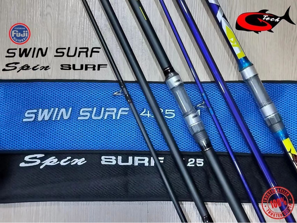 G-TECH SPIN SURF/ SWIN SURF SPINNING FISHING ROD | Shopee Malaysia