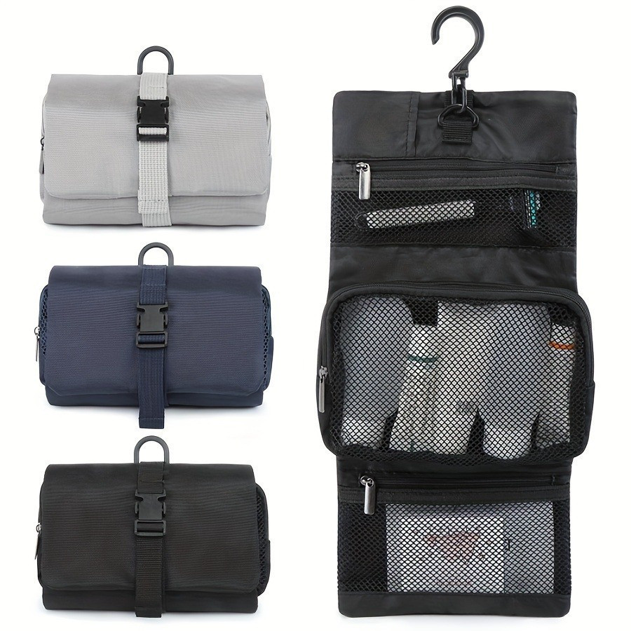 Foldable Toiletries Bag Wash Bag Portable Travel Toiletries Bag with ...