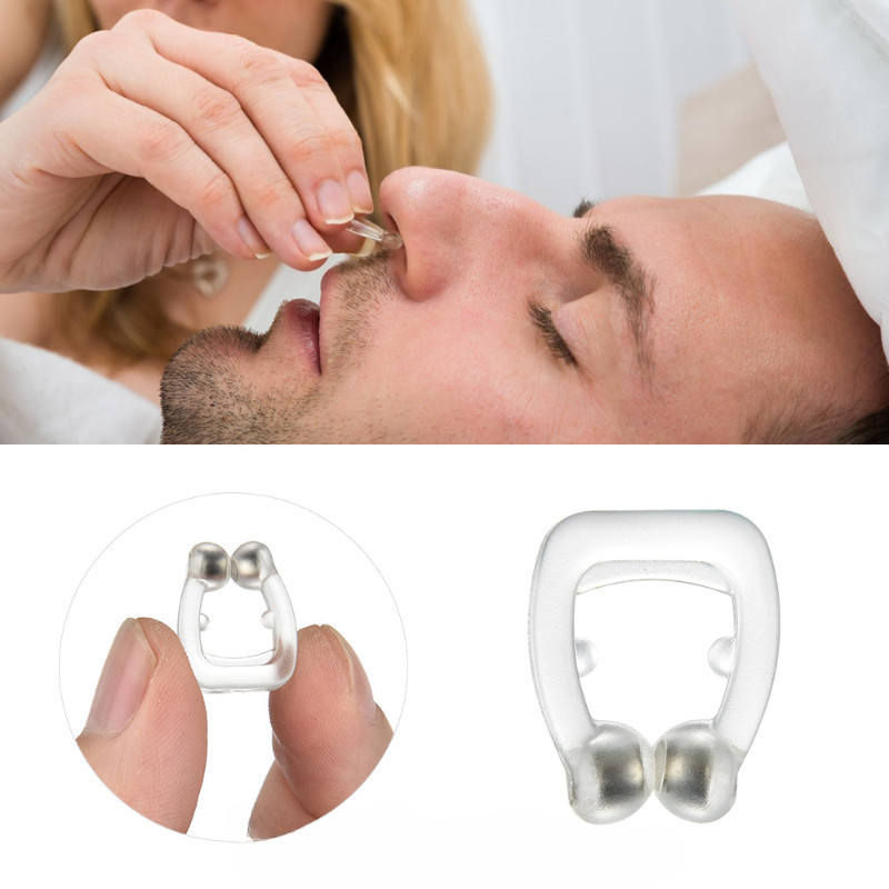 Silicone Magnetic Anti Snore Stop Snoring Breathing Apnea Guard Night ...