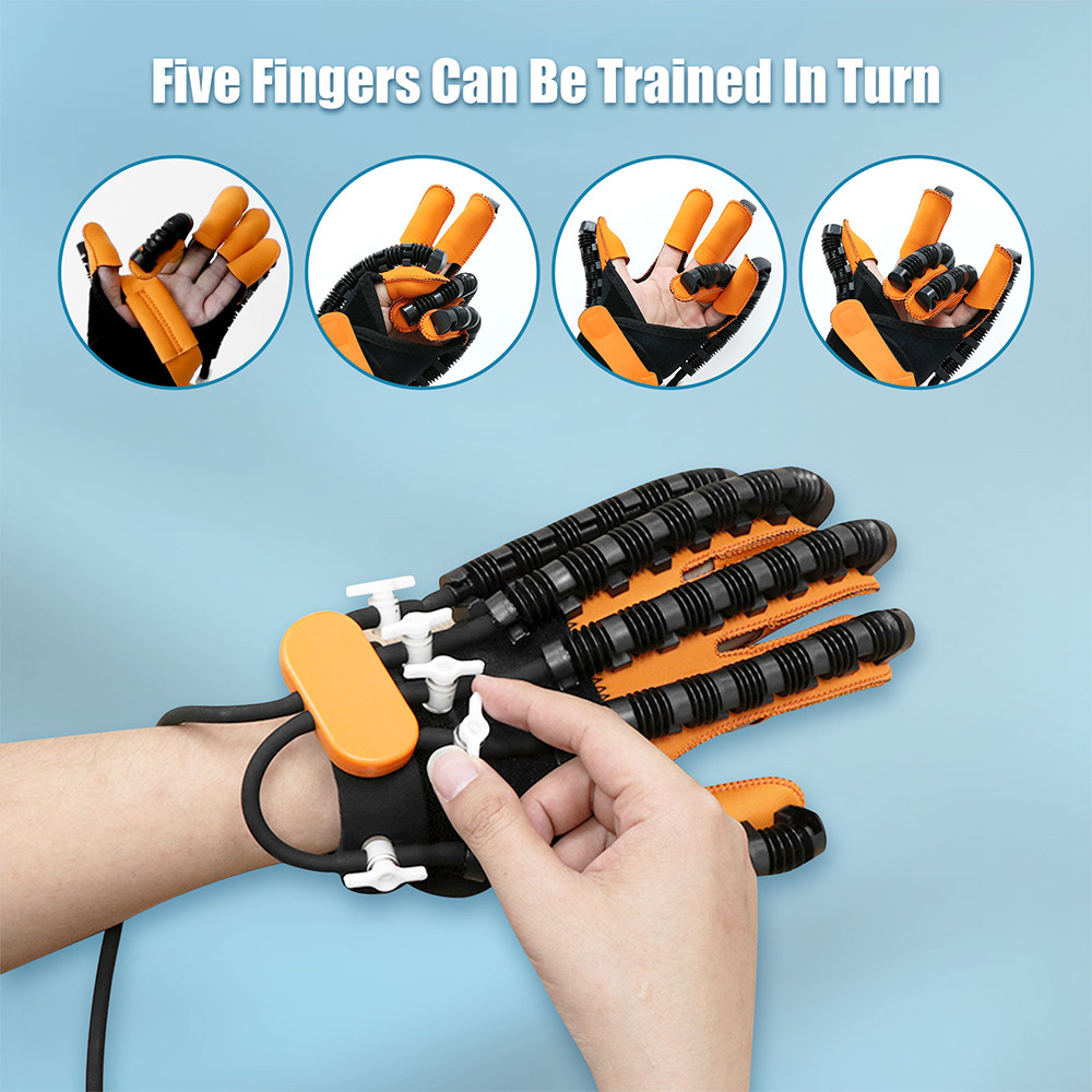 Hemiplegia Robot Gloves Hand Exercise Tool for Stroke Rehabilitation ...