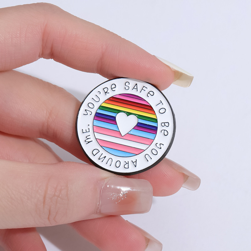 Creative English Text Enamel Pin Retro Music CD Enamel Brooch ...