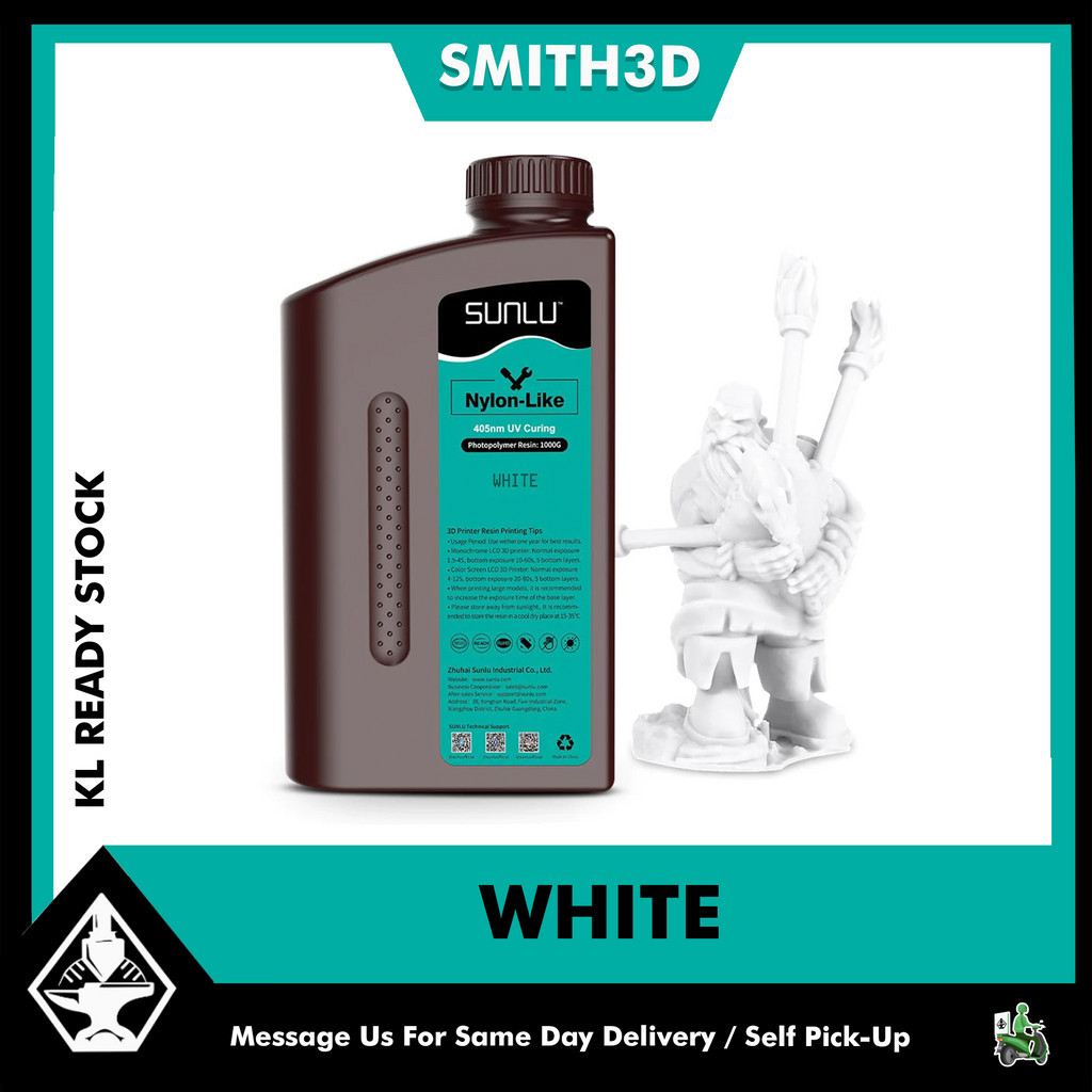 SUNLU 1KG Nylon-Like PA Like Resin for LCD DLP SLA Resin UV Sensitive 3D Printer Resin Strong ...