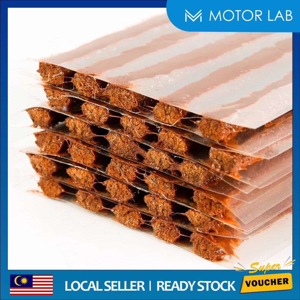 ( 5PCS ) TUBELESS PATCH CACING TYRE TAYAR SEAL REPAIR TIRE TAYAR ...