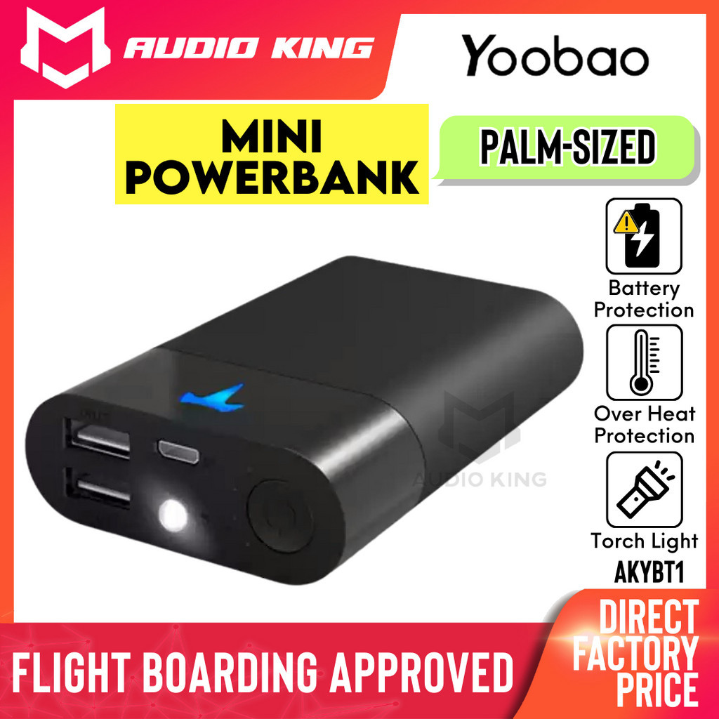 YOOBAO Mini Powerbank Portable Fast Charging 10200mAh Small Slim ...