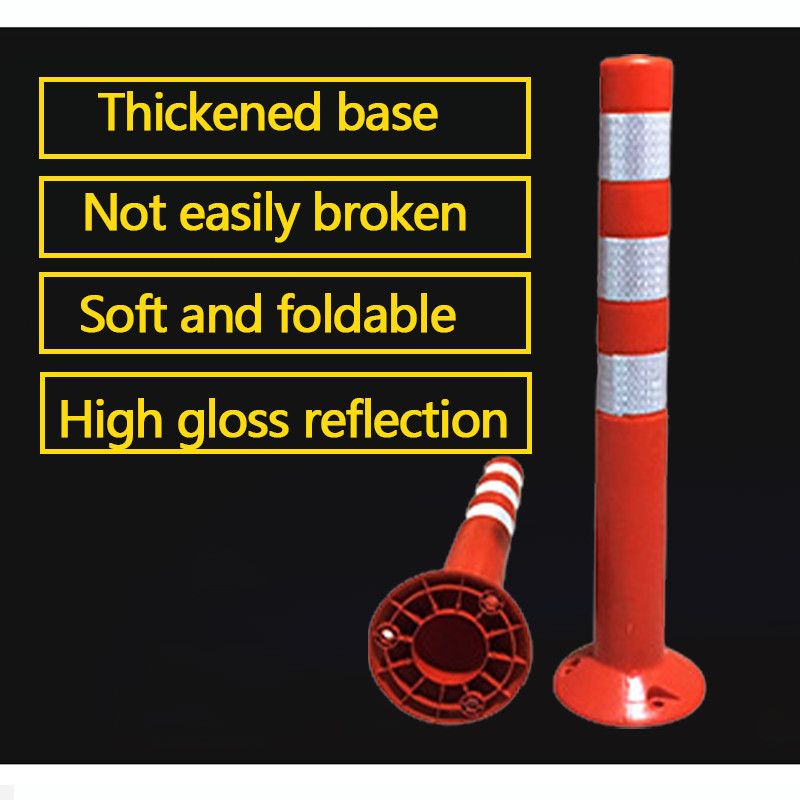 70CM/75CM Flexible Traffic Elastic Pole Safety For Road Safety Pole ...