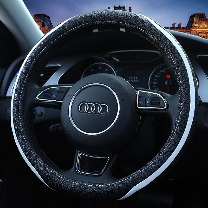 Classic Leather Washable Waterproof Car Steering Wheel Cover Specific ...