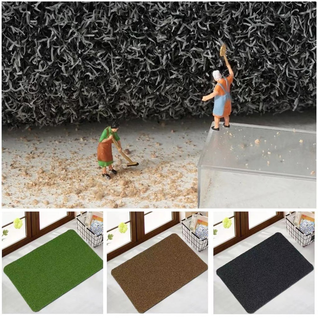 Step Mat Scraping Mud Door Mats TPR Rubber Non Slip Washable Carpet ...