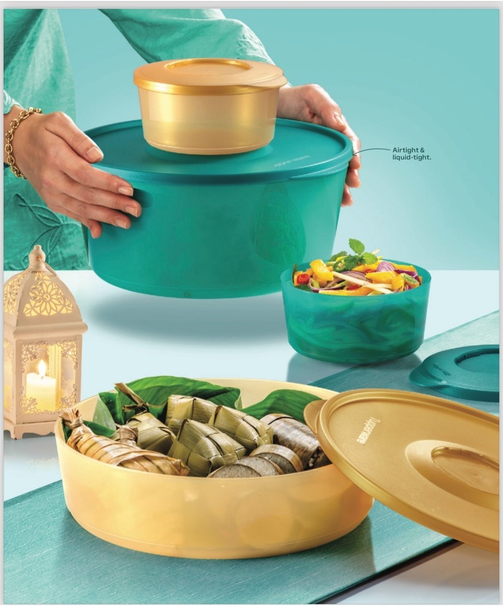 Tupperware Illumina Bowl Level Set 2.5L/4.3L/550ml/ Level set March ...