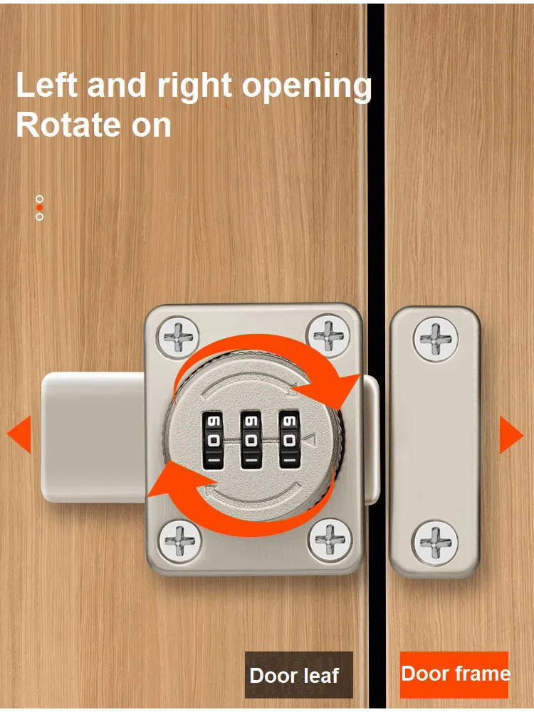 Combination Password Door Lock Smart Cam Code Lock for Mailbox Cabinet ...
