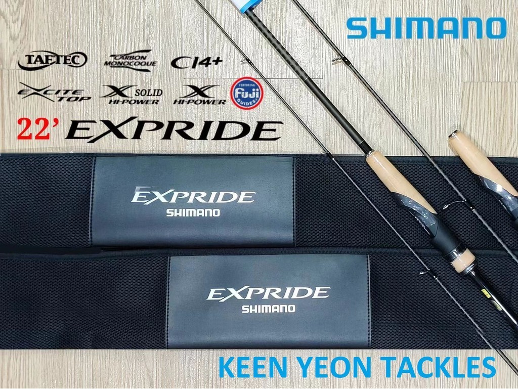 22' SHIMANO EXPRIDE SPINNING FISHING ROD | Shopee Malaysia